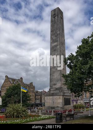 HARROGATE, YORKSHIRE, UK - JULY 02, 2023: Exterior view of the Winter ...