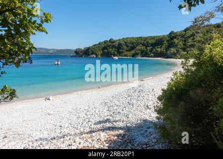 Amazing scenery by the sea in Erimitis forest, north-east Corfu, Greece ...