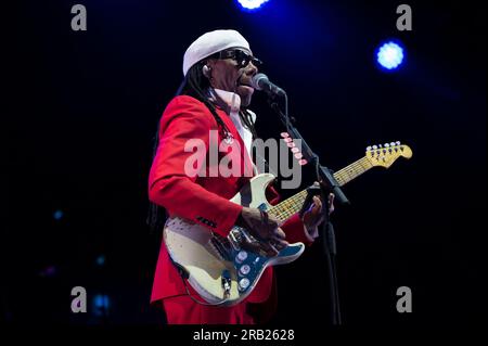 Nile Rodgers, Rochester Castle Concerts 2023 Stock Photo - Alamy