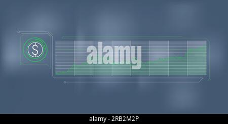 Simple infographic of dollar exchange rate dynamics Stock Photo - Alamy