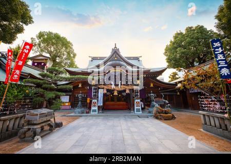 Fukuoka, Japan - Nov 20 2022: Kushida shrine in Hakata ward, founded in ...