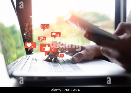 business person playing multimedia concept Stock Photo - Alamy