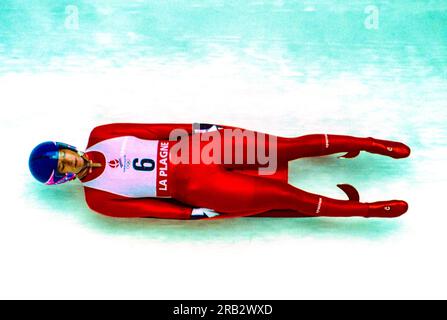 Doris Neuner (AUT) gold medal winner, Olympic Champion during Women's ...