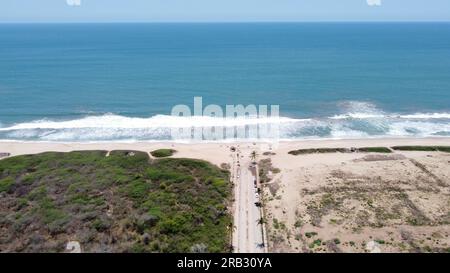 PHOTOGRAPHY WITH DRONE ON THE BEACH OF SINALOA MEXICO Stock Photo - Alamy
