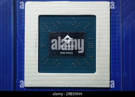 SHANGHAI, CHINA - JULY 6, 2023 - The general purpose GPU push chip ...