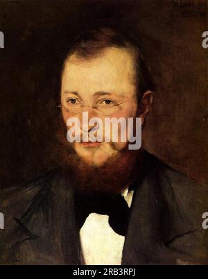 Leibl Wilhelm - Portrait Of Dr. - Leibl Wilhelm - PortrÃ¤t Des Dr. Med ...