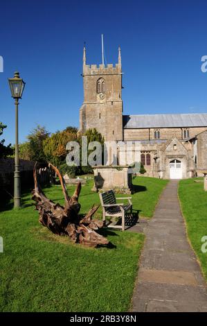 St Michael's church, Urchfont, Wiltshire Stock Photo - Alamy