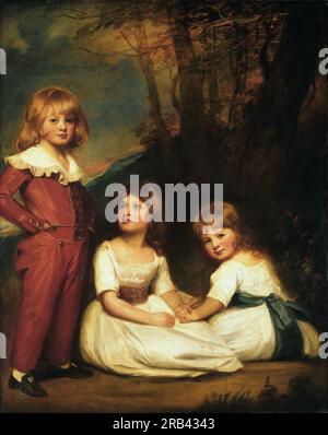 George Romney, English, 1734-1802 -- Shepherd Girl c. 1778 Stock Photo ...