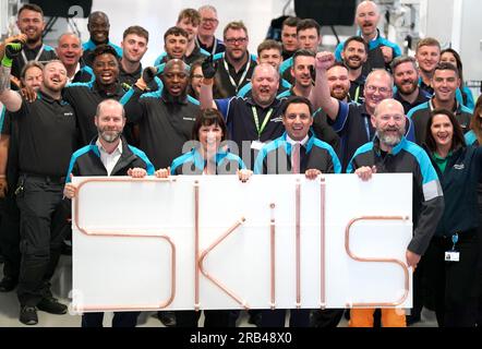 Centrica Chief Executive Chris O'Shea and Alastair Campbell in the ...