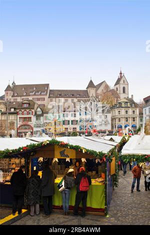 Christmas market, Basel, Switzerland Stock Photo - Alamy