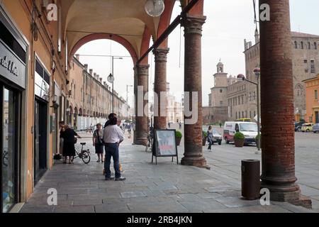 Porch Carpi Emilia Romagna Italy Stock Photo - Alamy