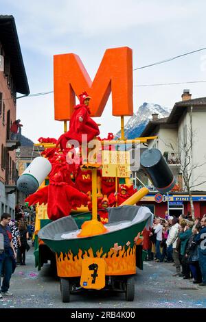 Biasca carnival. Canton Ticino. Switzerland Stock Photo - Alamy