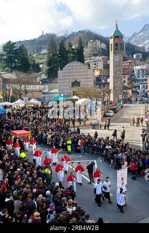 Italy, Recoaro Terme, "Chiamata di Marzo" festival Stock Photo - Alamy