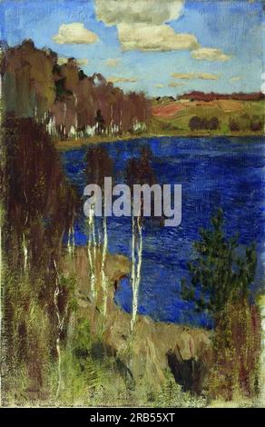 The Lake 1898; Russian Federation by Isaac Levitan Stock Photo - Alamy