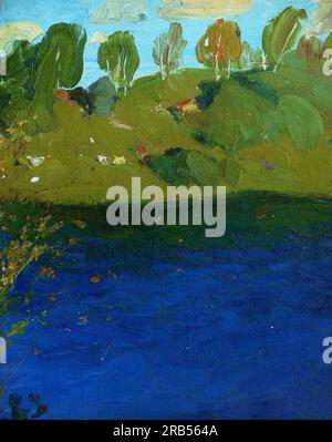 The Lake 1898; Russian Federation by Isaac Levitan Stock Photo - Alamy
