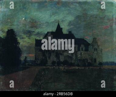 Isaac Levitan - Twilight Castle 1898 Stock Photo - Alamy