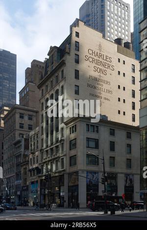 Charles Scribner's Sons Building Landmark Plaque, 597 Fifth Avenue, NYC ...