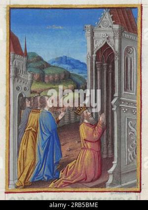 Limbourg brothers - Psalm CXXV Stock Photo - Alamy