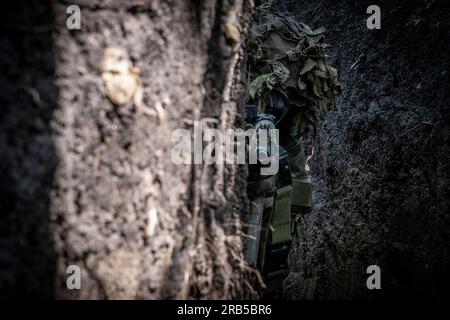 Viking from the 110th Territorial Defense Brigade seen posing for a ...