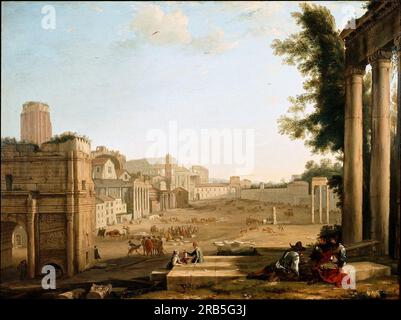 Claude Lorrain - Campo Vaccino Rome 1636 Stock Photo - Alamy