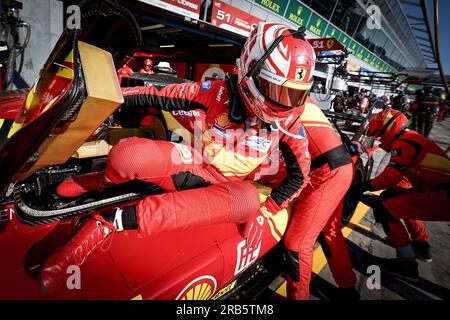 NIELSEN Nicklas (dnk), Ferrari AF Corse, Ferrari 499P #50, Hypercar ...