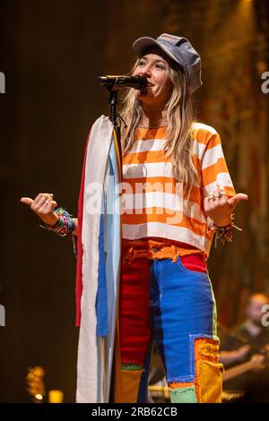 Milwaukee, USA. 06th July, 2023. Singer Leah Kate (Leah Kalmenson ...
