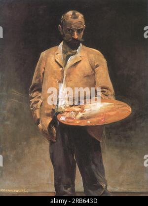 Jacek Malczewski, Self-Portrait with Palette (Autoportret z paletą ...