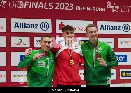 Nils Dunkel of Germany Bronze medal during the Artistic Gymnastics, Men ...