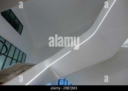 Interior of Dongdaemun Design Plaza (DDP) building designed by Zaha ...