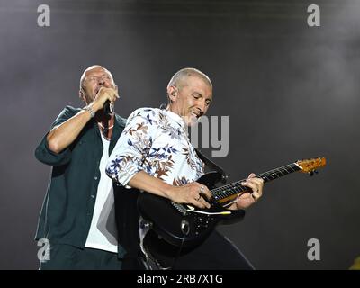 Nichelino, Italy. 07th July, 2023. Biagio Antonacci during the â ...