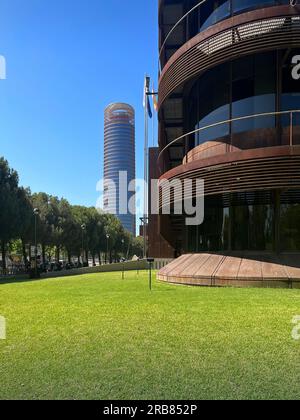 office tower torre triana Stock Photo - Alamy