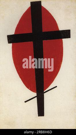 Kazimir Malevich - Black Cross Red Oval 1927 Stock Photo - Alamy