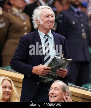 London UK. 8 July 2023 . JPR Williams former Welsh Rugby Player and ...