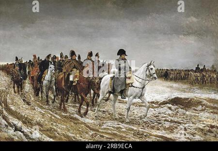 Campagne de France, 1814 by Ernest Meissonier, oil on canvas, 1864 ...