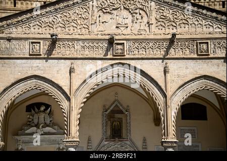 Gothic Catalan style portico by Domenico and Antonello Gagini with ...