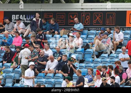 England barmy army trumpet player plays a tune during the LV= Insurance ...