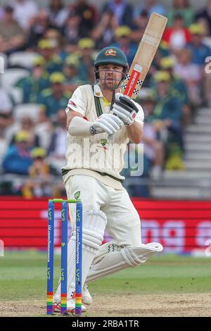 Travis Head of Australia in action during the NRMA Insurance Ashes ...