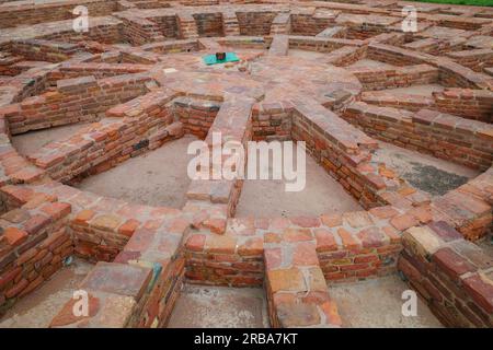 Buddhist stupa Sanghol Stock Photo - Alamy