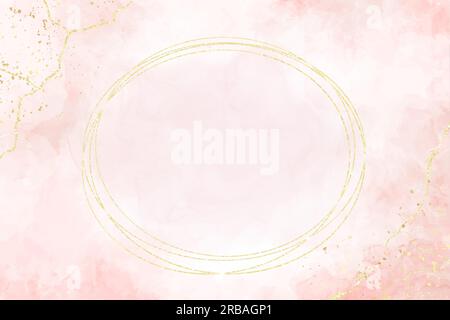 Dusty pink circle frame vector Stock Vector Image & Art - Alamy