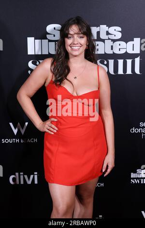 Miami, USA. 07th July, 2023. MIAMI BEACH, FLORIDA - JULY 07: Xandra ...