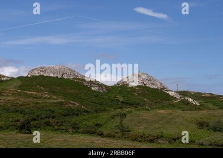 Bray Head and surrounds on the Greystones to Bray coastal walk Stock ...