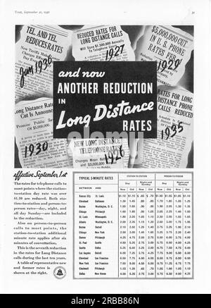 Vintage Time Magazine 21 September 1936 issue advert, USA Stock Photo ...