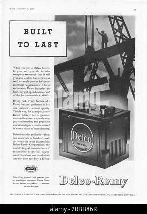 Vintage Time Magazine 21 September 1936 issue advert, USA Stock Photo ...