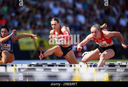 Meier Marlene (TSV Bayer 04 Leverkusen) Women's 100m hurdles final on ...