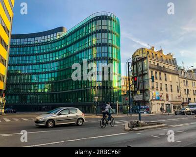 Pantin, France, Paris Suburbs, Modern and old Architecture Builing, Old ...