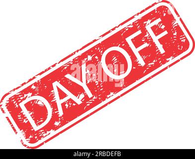 Day Off Rubber Stamp Seal Vector Stock Vector Image & Art - Alamy