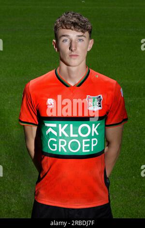 NIJMEGEN - Youri Baas of NEC Nijmegen during the Dutch Eredivisie match ...