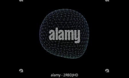 Color wire wave intro 3d render Stock Photo - Alamy