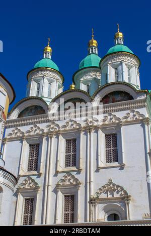Close-up view from a drone of a modern multi-storey building with many ...