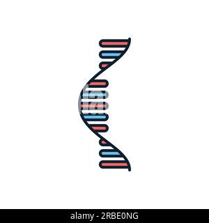 RNA related vector icon. RNA sign. Isolated on white background ...